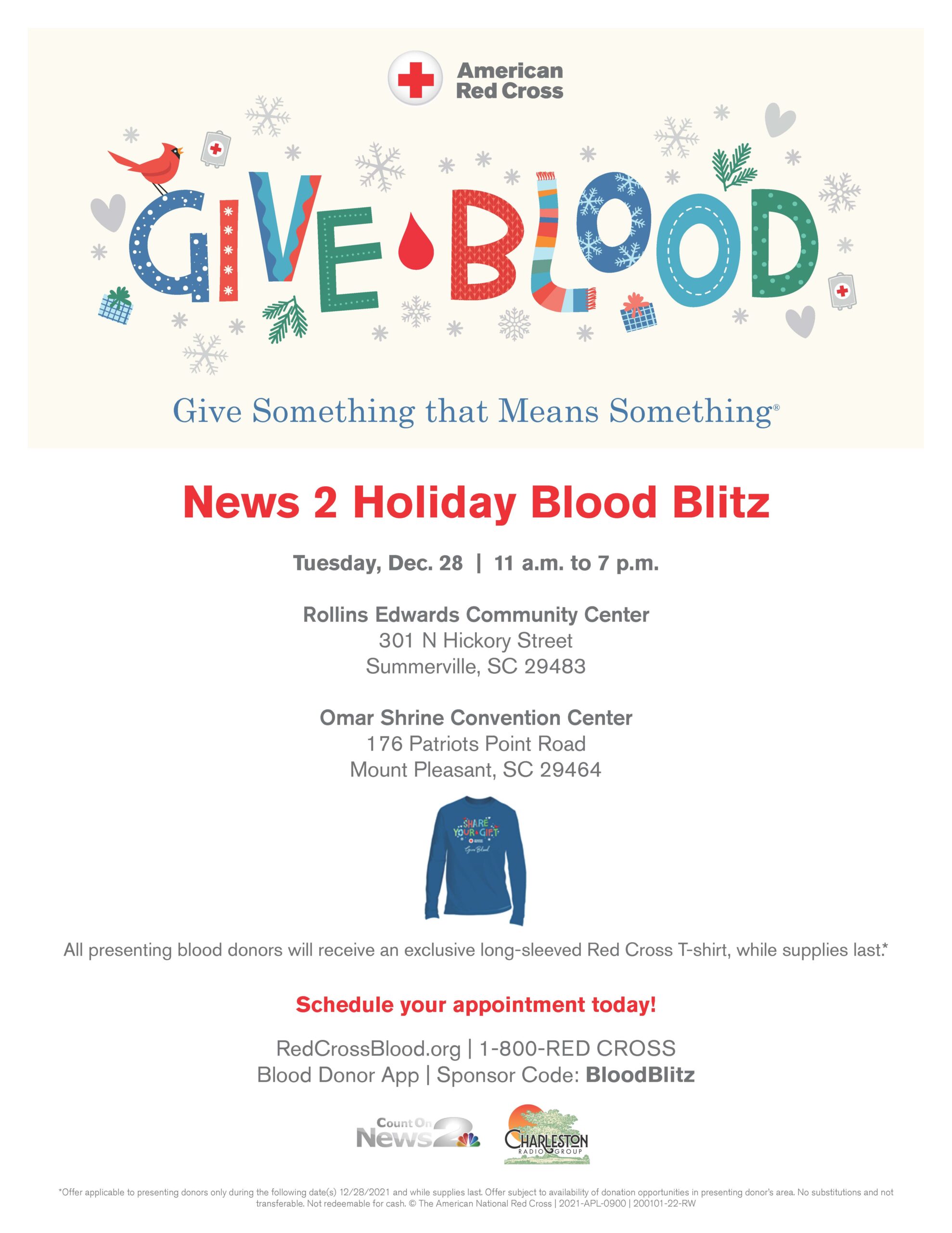 Dec. 28: Donate Blood & Give Something That Means Something | 92.5 ...