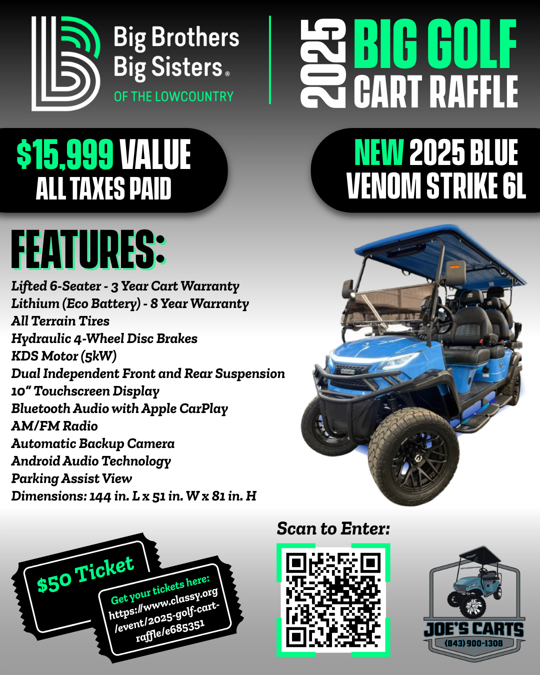 Enter the BIG Golf Cart Raffle to Win a Cart & Benefit Big Brothers Big ...