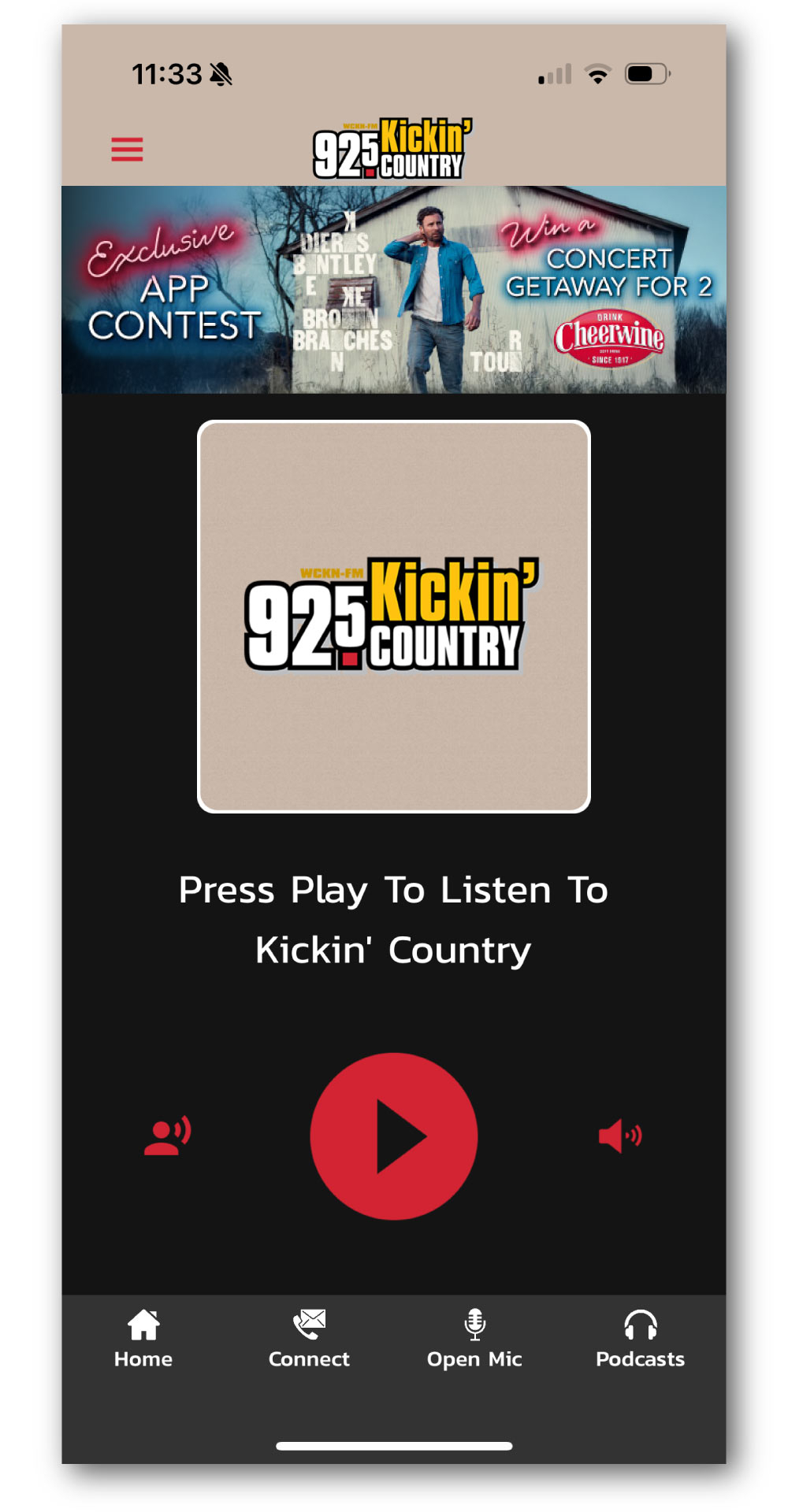 Homepage-App-Screenshot-DIERKS-BENTLEY-CHEERWINE-CONTEST-LAID-OUT-for ...