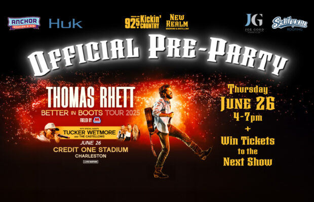 6/26: Join Hunter & Cush for the Official Thomas Rhett Pre-Party | 92.5 ...